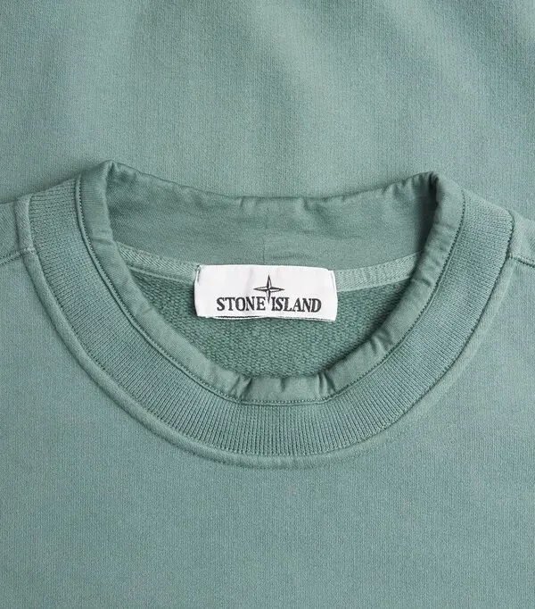 Stone Island Cotton Rib-knit Compass Sweatshirt