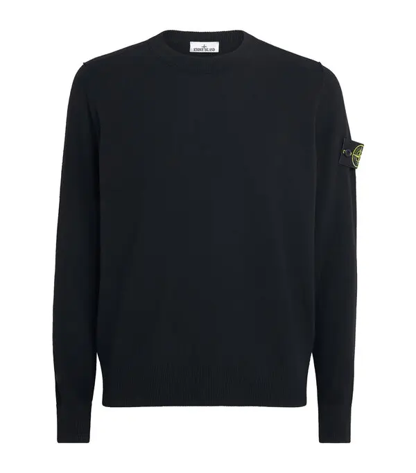 Stone Island Virgin Wool Crew-neck Sweater
