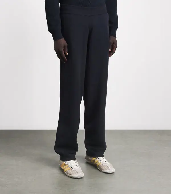 Stone Island Virgin Wool-blend Compass Sweatpants