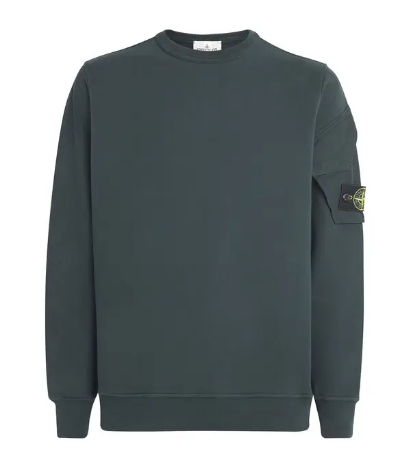 Stone Island Cotton Compass Pocket Sweatshirt