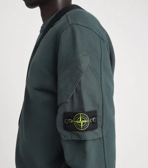 Stone Island Cotton Compass Pocket Sweatshirt