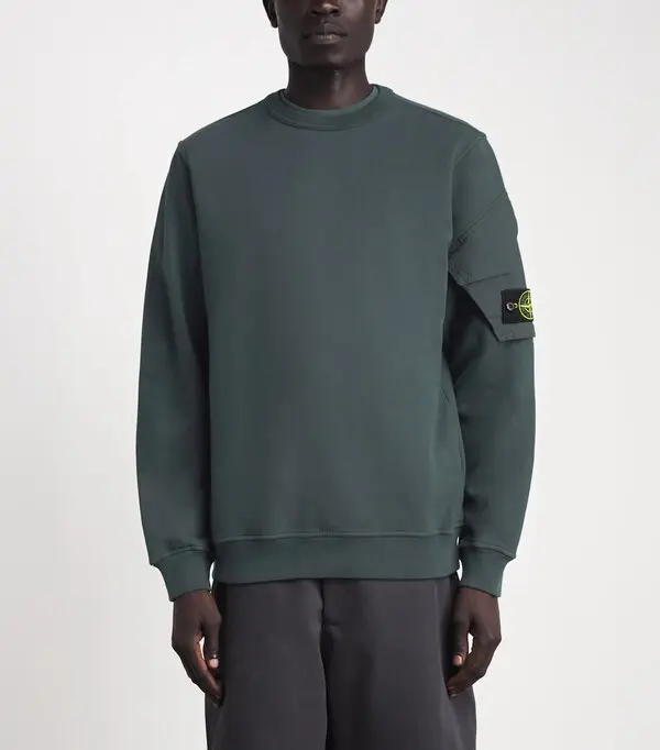 Stone Island Cotton Compass Pocket Sweatshirt
