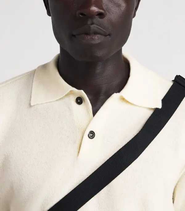 Stone Island Virgin Wool Polo Sweater
