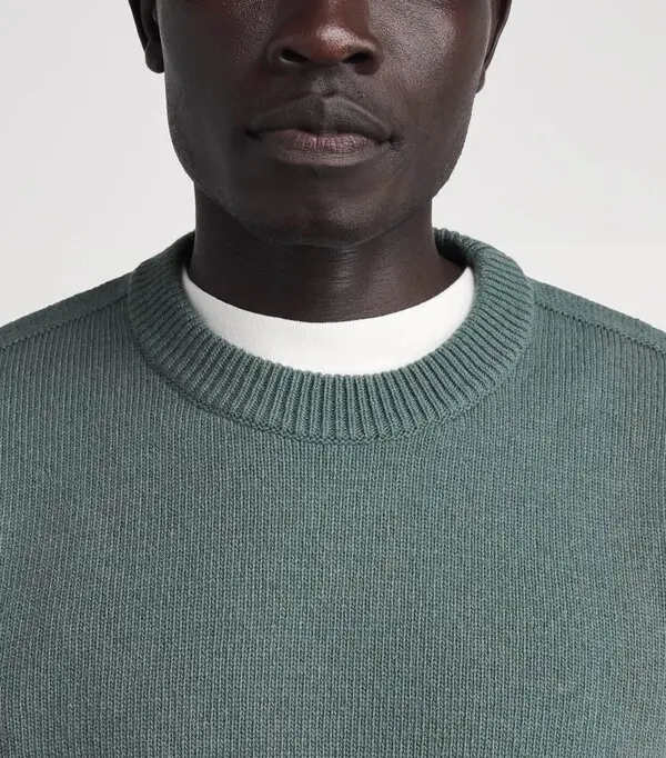 Stone Island Virgin Wool-blend Compass Sweater