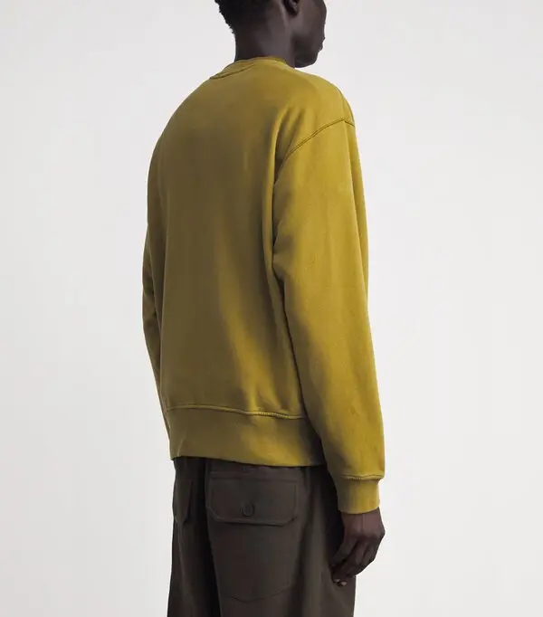 Stone Island Cotton Rib-knit Compass Sweatshirt