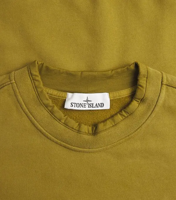 Stone Island Cotton Rib-knit Compass Sweatshirt