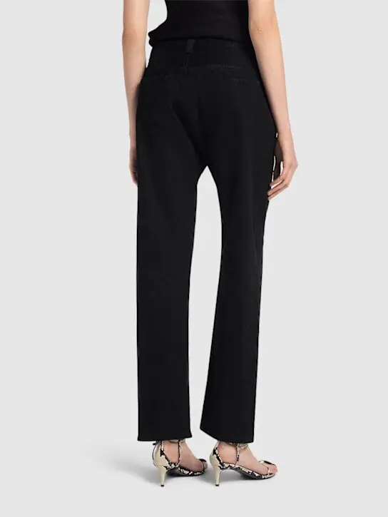 Khaite Callum Denim Straight Jeans
