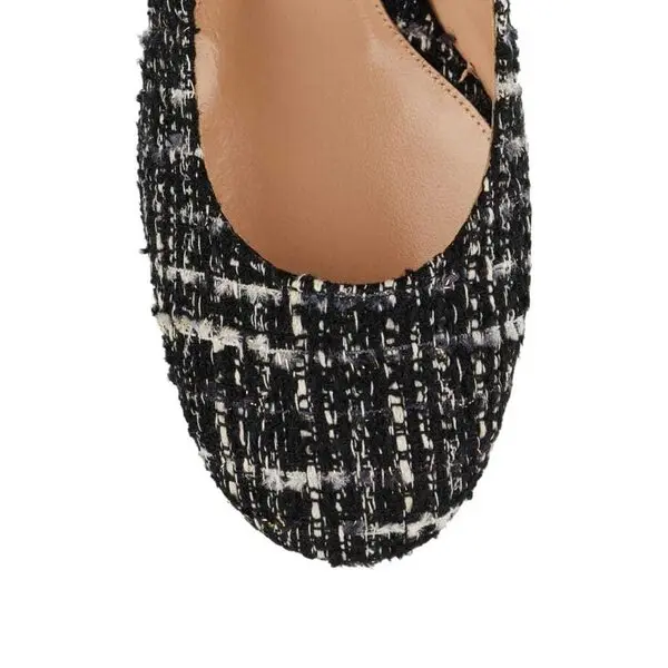 GIANVITO ROSSI Tweed Mary Jane High Heels