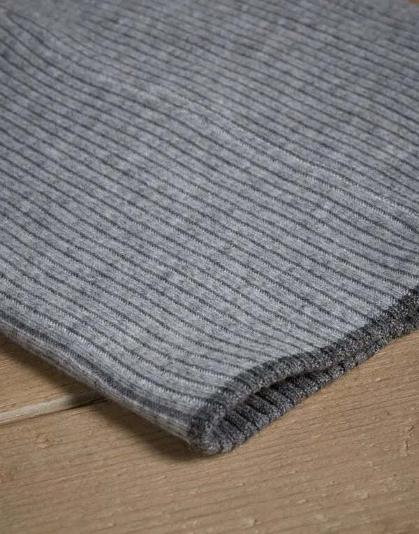 Brunello Cucinelli Contrast-trimmed Knitted Beanie