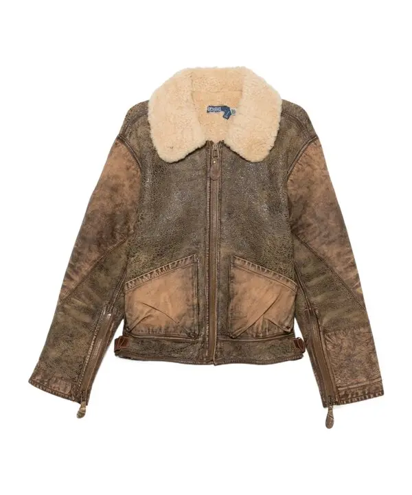 Polo Ralph Lauren Shearling-trim Bomber Jacket