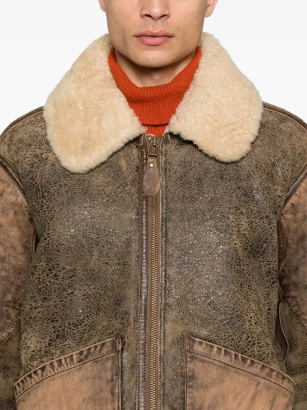 Polo Ralph Lauren Shearling-trim Bomber Jacket