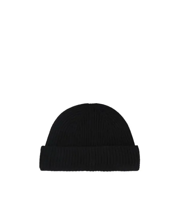 Moose Knuckles Logo Patch Knitted Beanie