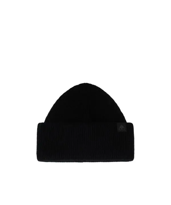 Moose Knuckles Knitted Hat - Black