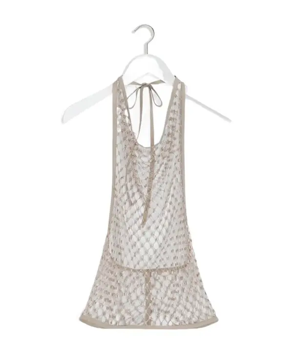 LEMAIRE Fishnet Halter Top