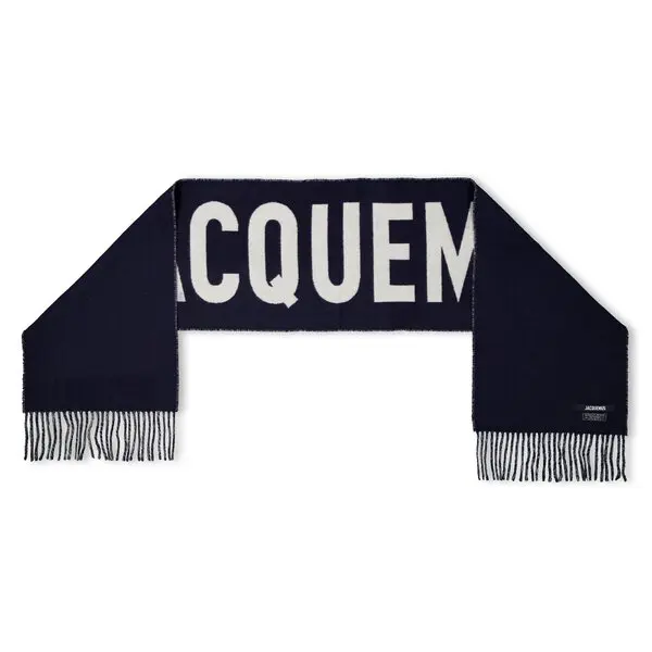 Jacquemus L'écharpe Fringe Logo Scarf