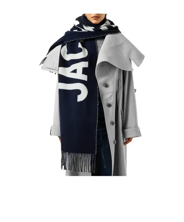 Jacquemus L'écharpe Fringe Logo Scarf