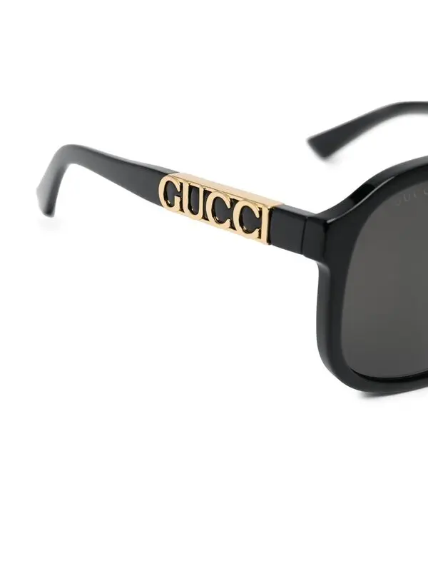 Gucci Tinted Pilot Frames