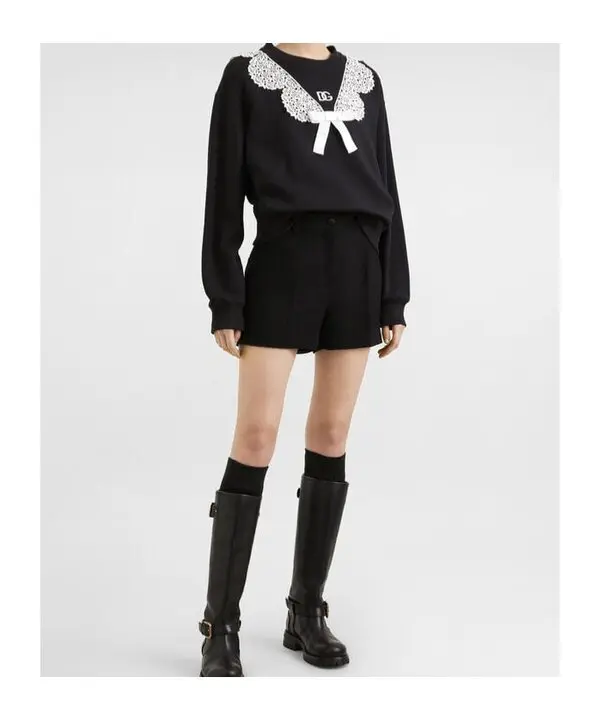 Dolce & Gabbana Lace-detail Sweatshirt