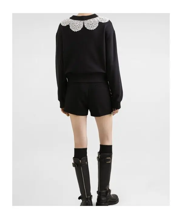 Dolce & Gabbana Lace-detail Sweatshirt