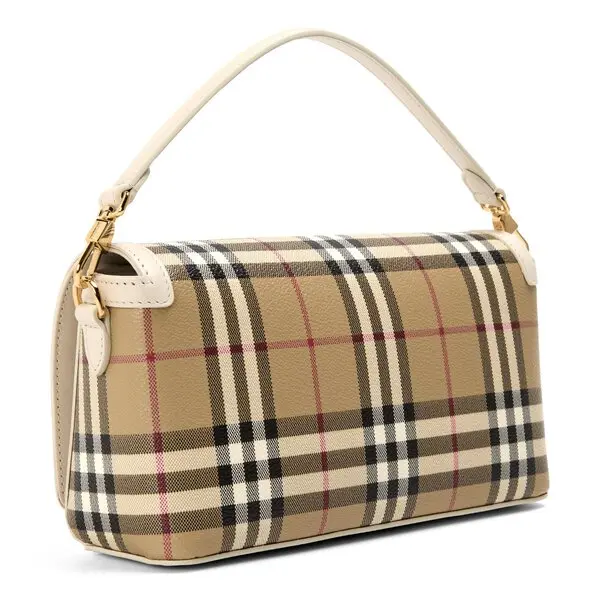Burberry Top Handle Note Bag - Vntge Chck/soap
