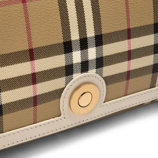 Burberry Top Handle Note Bag - Vntge Chck/soap