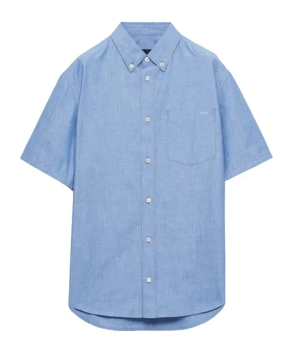 Prada Short-sleeved Chambray Shirt
