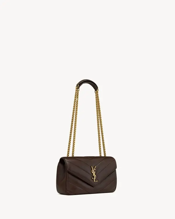 Saint Laurent Loulou Small In Matelassé Lambskin
