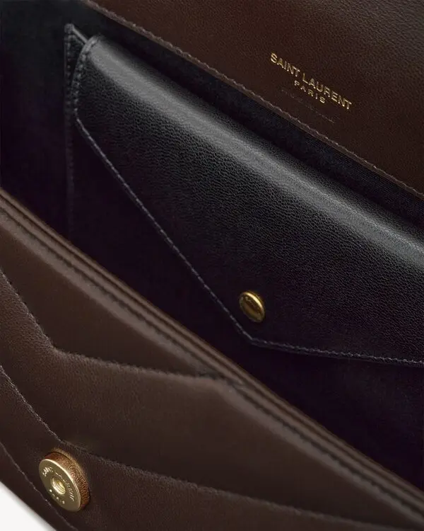 Saint Laurent Loulou Small In Matelassé Lambskin