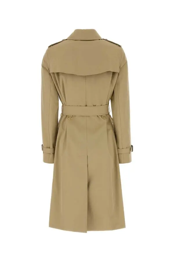 Burberry Beige Twill Trench Coat