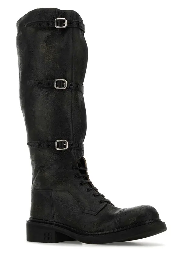 Miu Miu Leather Boots