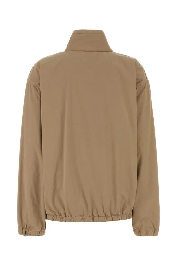 Miu Miu Camel Gabardine Windbreaker