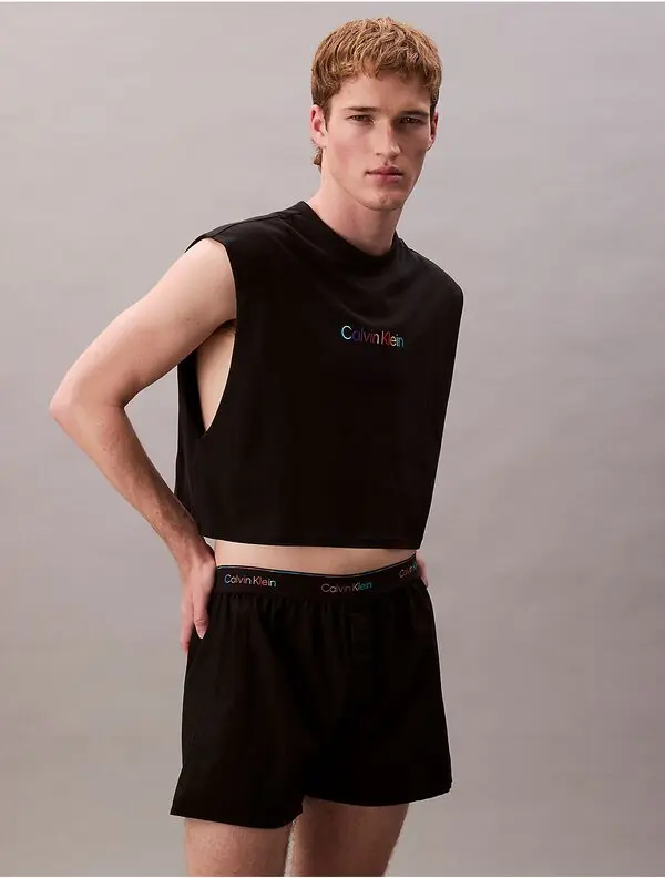 Calvin Klein Pride Muscle Tank Top - Black