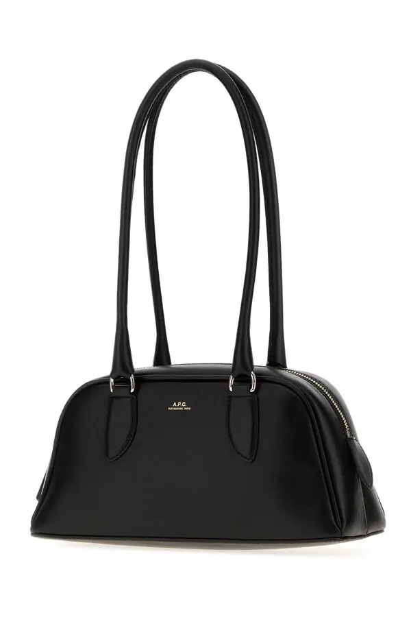 A.p.c. Leather Small Paloma Shoulder Bag - Black