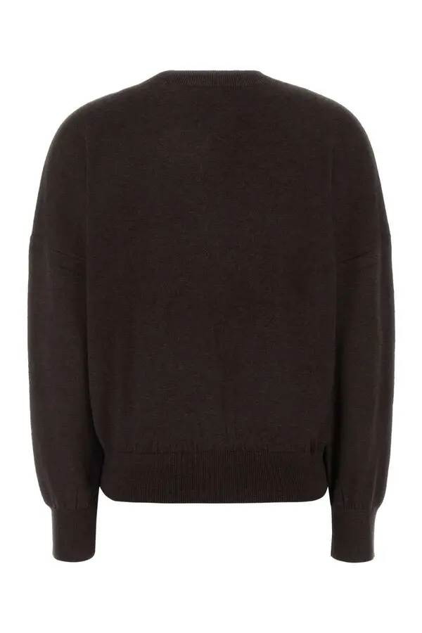 Isabel Marant Étoile Chocolate Cotton Blend Oversize Marisans Sweater