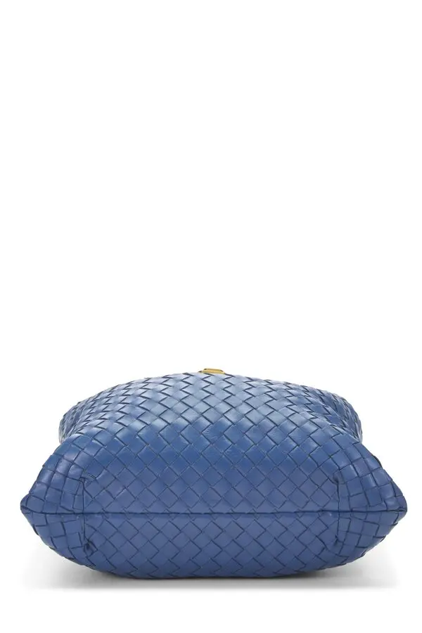Bottega Veneta Intrecciato Capri Tote - Blue