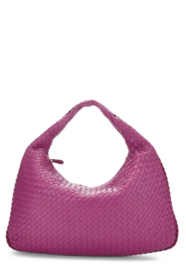 Bottega Veneta Intrecciato Veneta Hobo - Purple