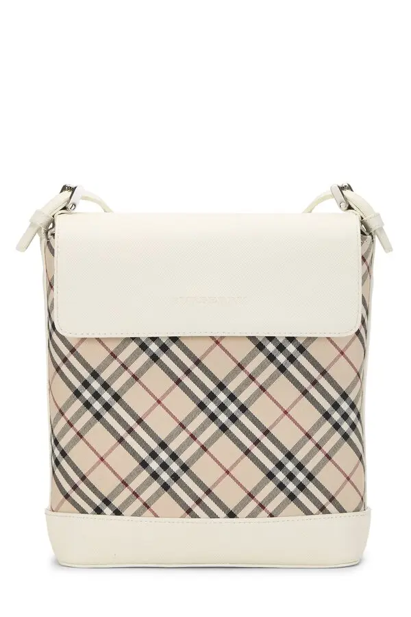 Burberry Jacquard Check Flap Cross Body