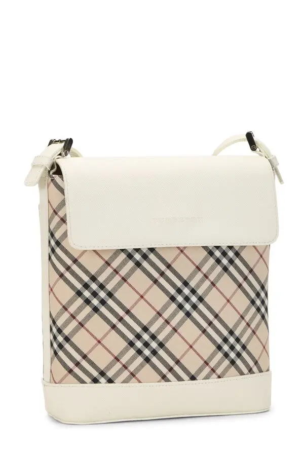 Burberry Jacquard Check Flap Cross Body