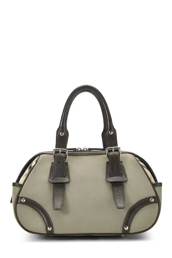 Burberry Check Bowler Handbag