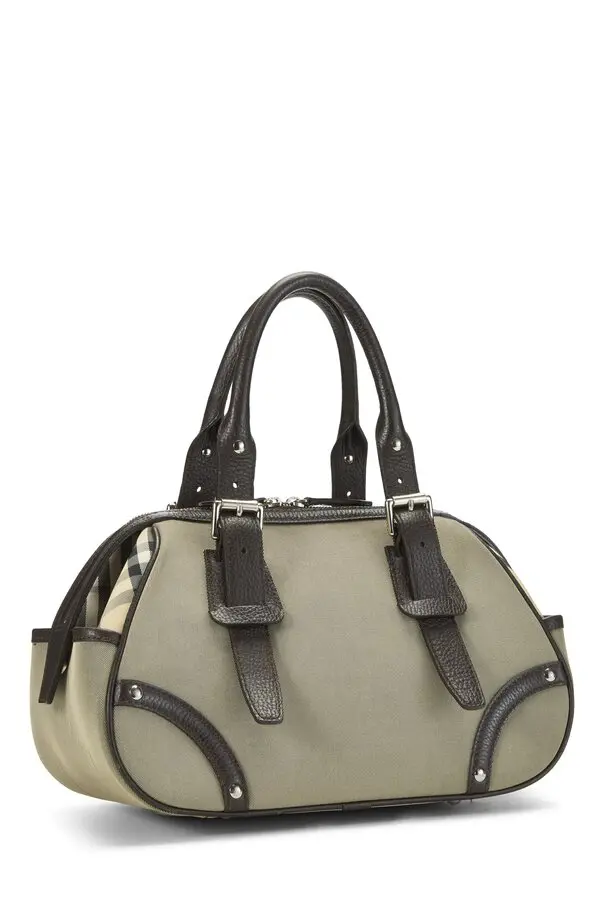 Burberry Check Bowler Handbag