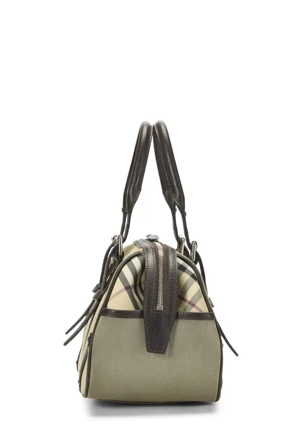 Burberry Check Bowler Handbag