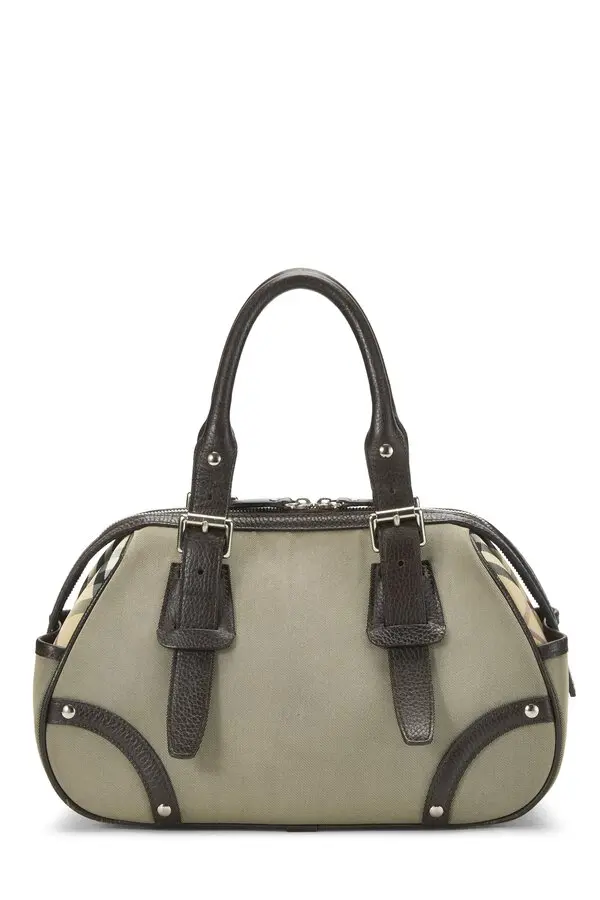 Burberry Check Bowler Handbag