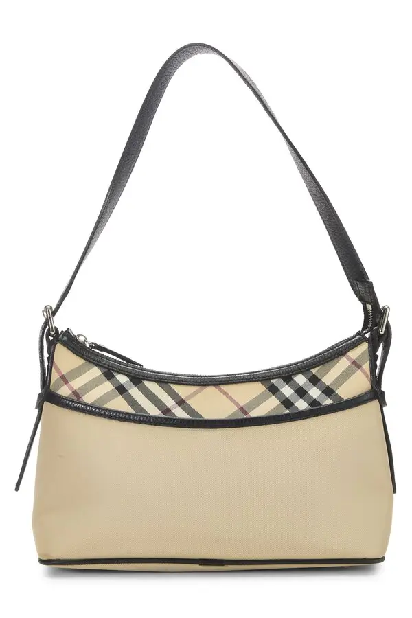 Burberry House Check Shoulder Bag - Beige