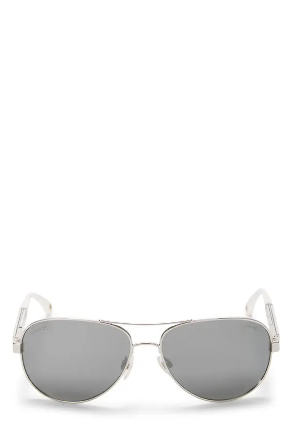 Chanel Acetate Aviator Sunglasses 4179 - White