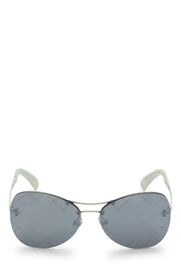 Chanel Metal Sunglasses 4218 - Silver