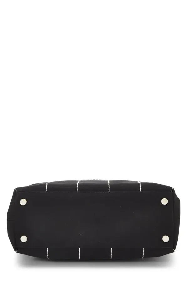 Chanel Canvas Chocolate Bar Tote