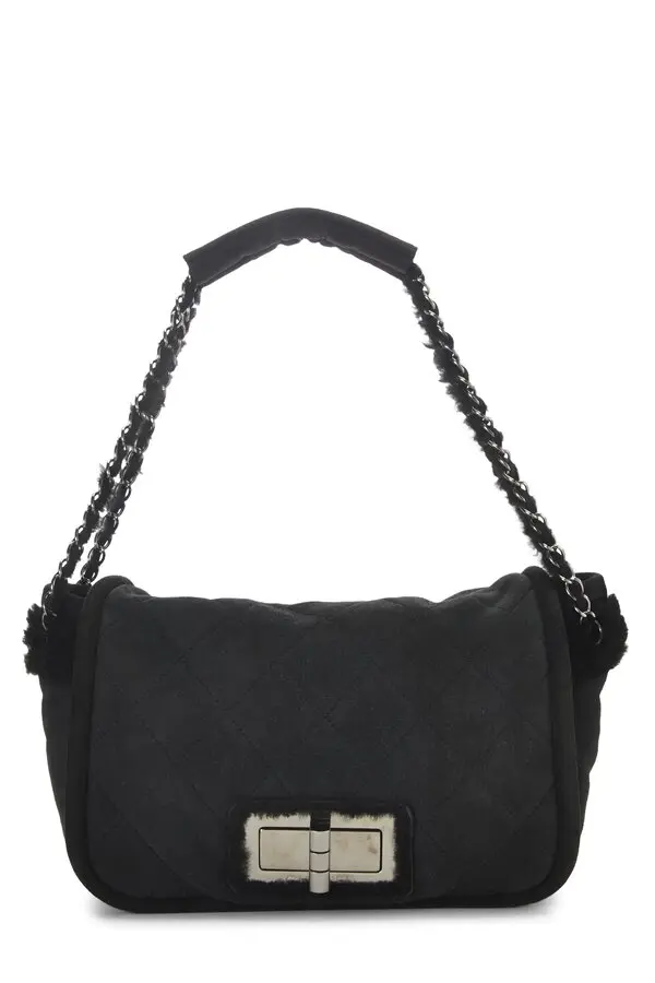 Chanel Mouton Mademoiselle Lock Shoulder Bag