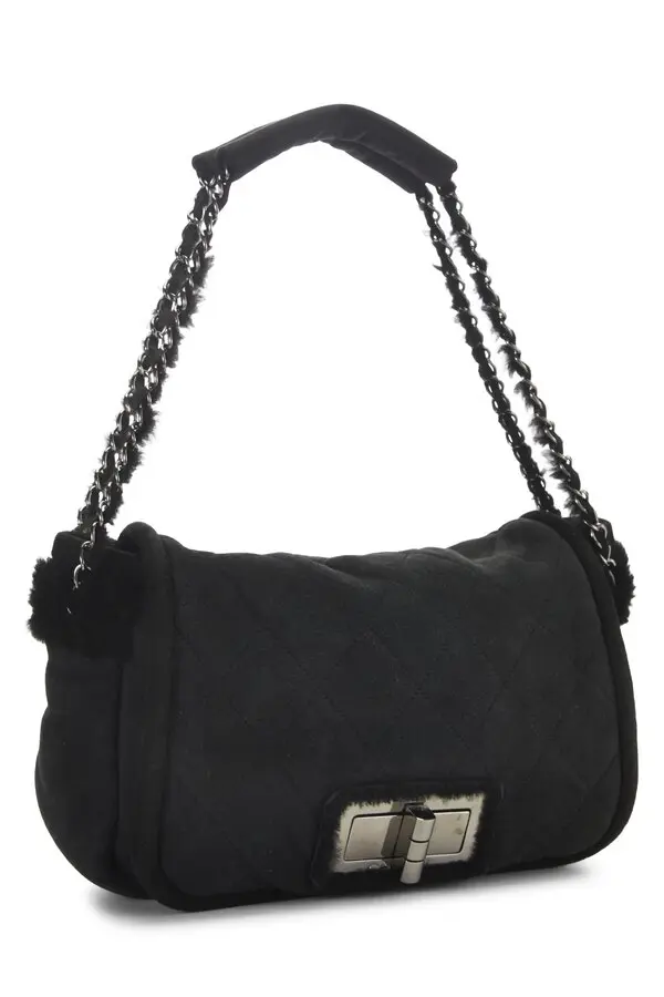 Chanel Mouton Mademoiselle Lock Shoulder Bag
