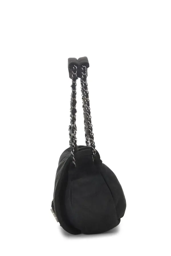 Chanel Mouton Mademoiselle Lock Shoulder Bag