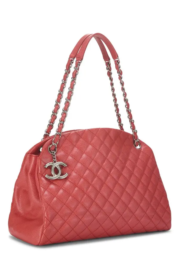 Chanel Quilted Caviar Just Mademoiselle Bowler Bag